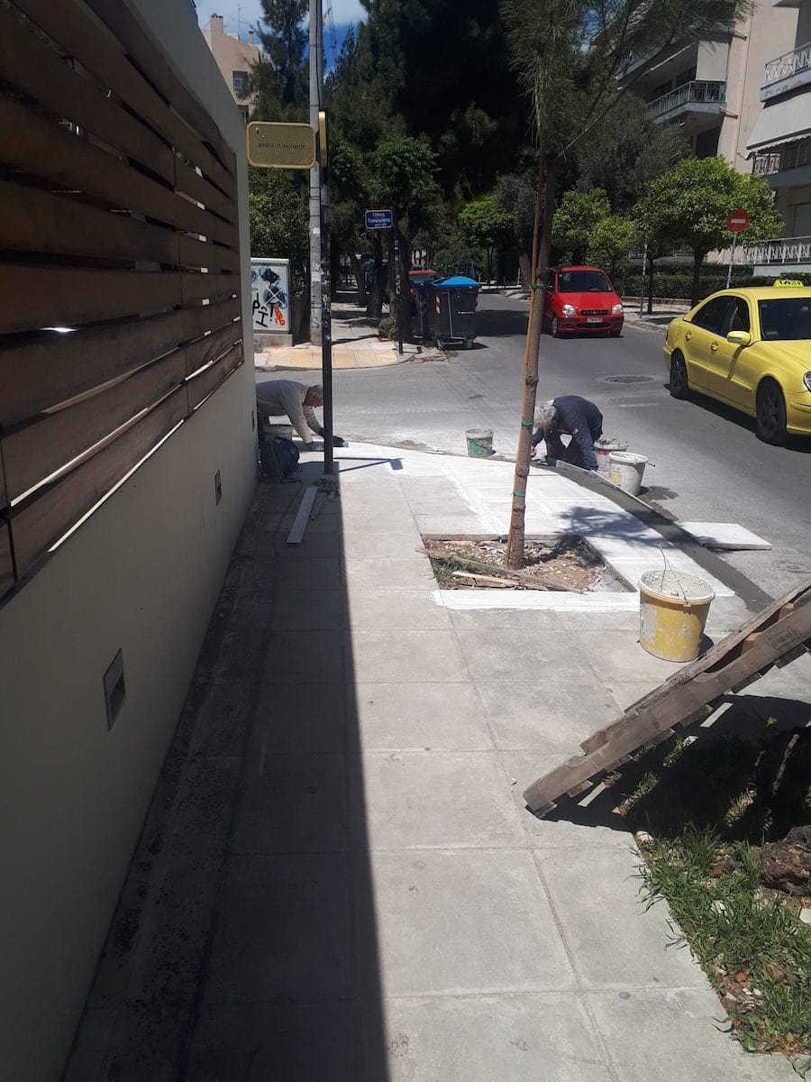 ΕΠΙΣΚΕΥΗ ΠΛΑΚΩΝ ΠΕΖΟΔΡΟΜΙΟΥ | CITY ENGINEERING