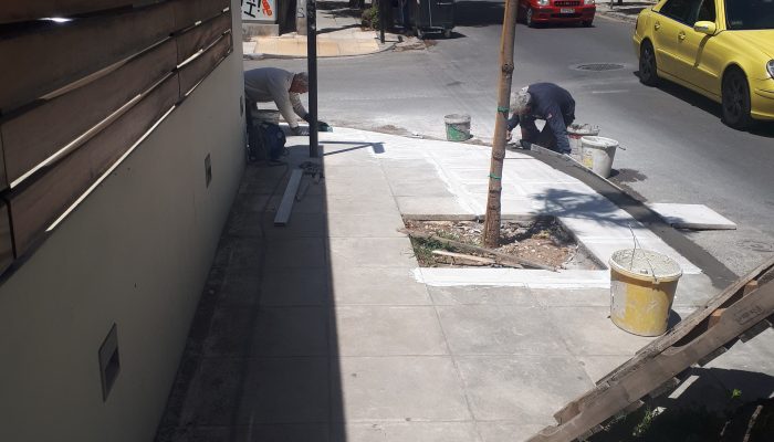 Επισκευή Πλακών Πεζοδρομίου | CITY ENGINEERING